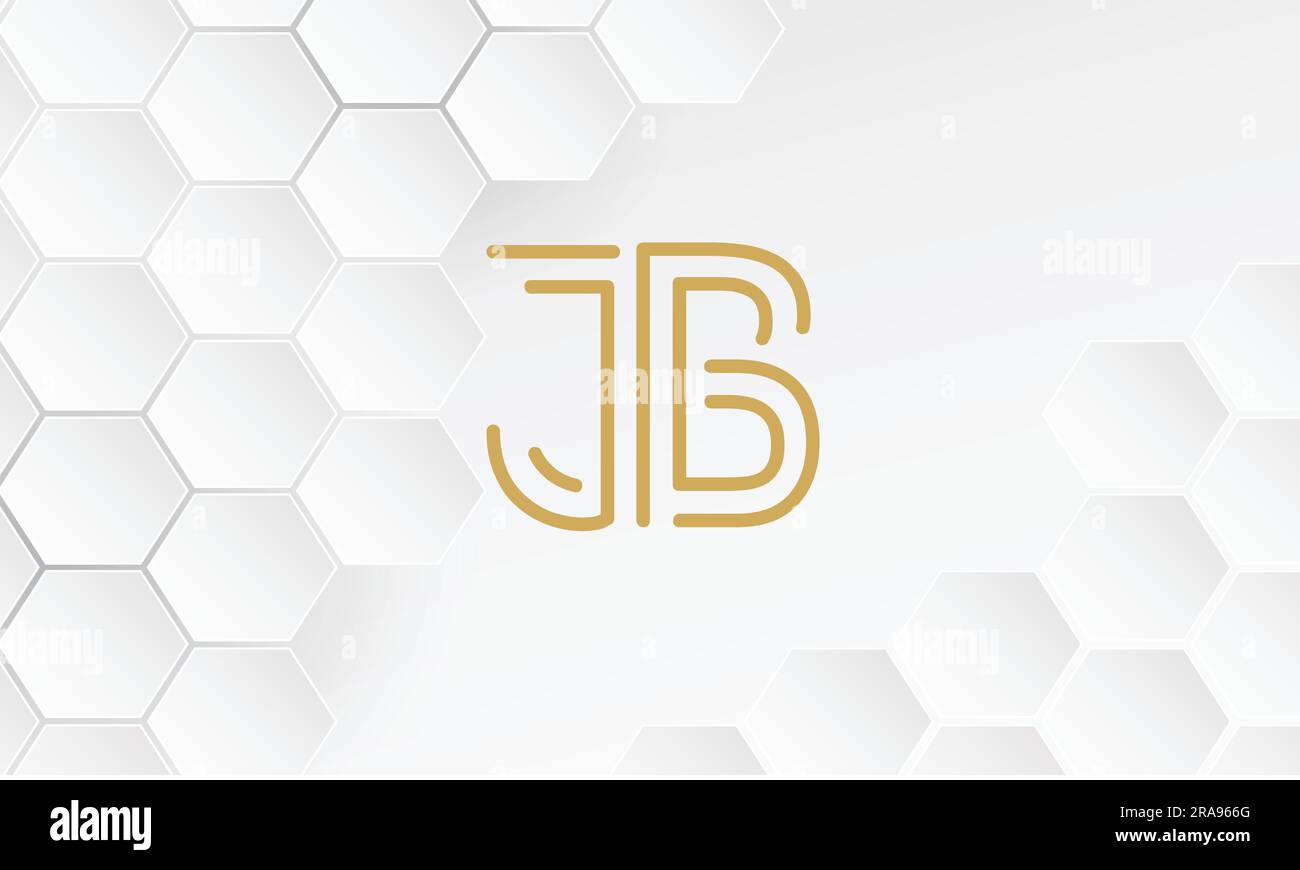 JB, BJ, Abstract Letters Logo Monogram Stock Vector Image & Art - Alamy