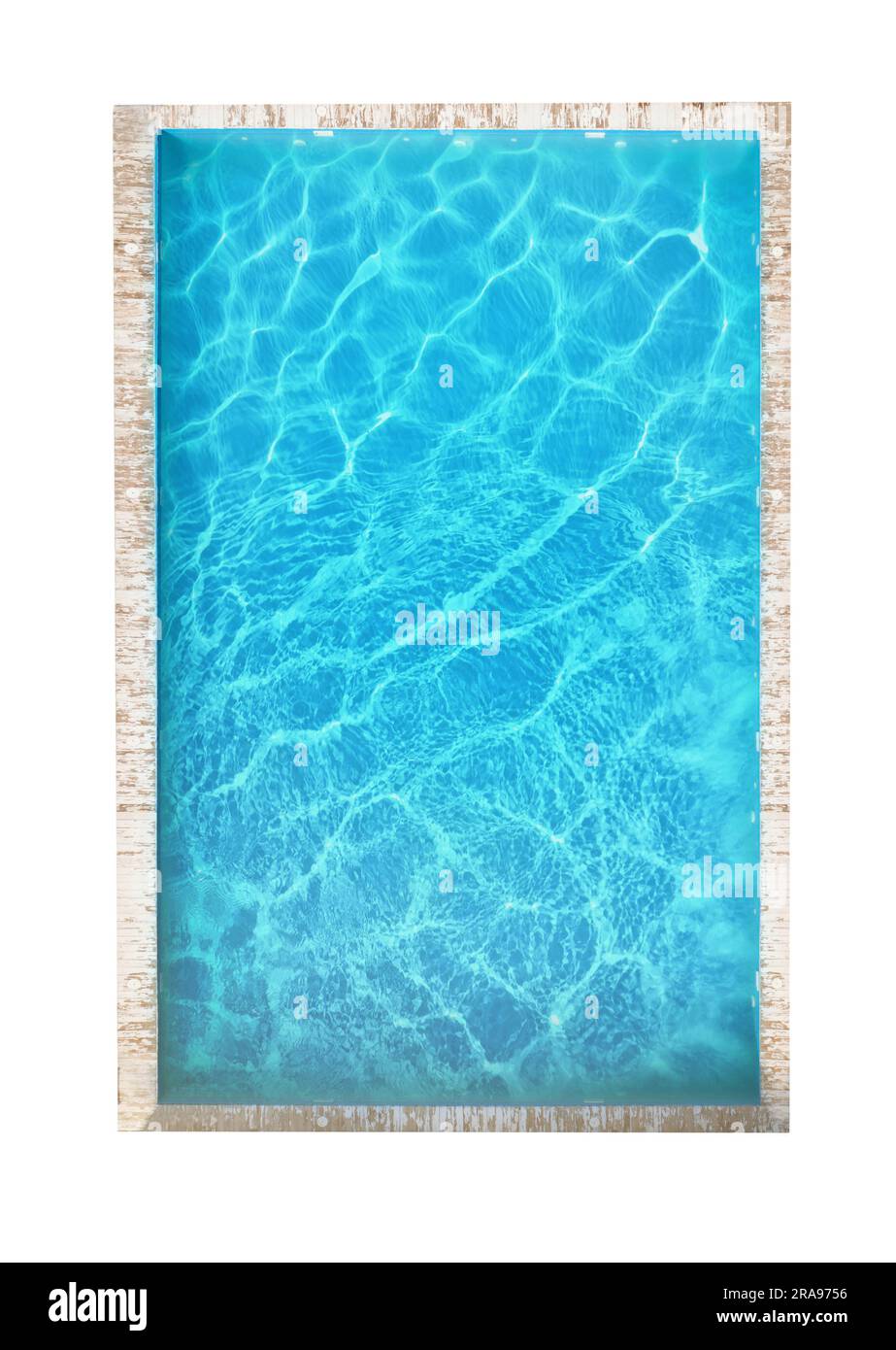 Aerial top view water texture Cut Out Stock Images & Pictures - Alamy