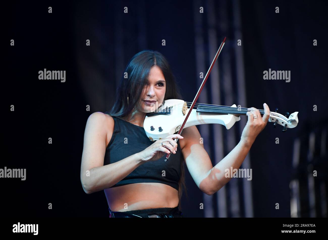 Clean Bandit ,Performing at Doncaster Racecourse , Doncaster , Uk , 01. ...