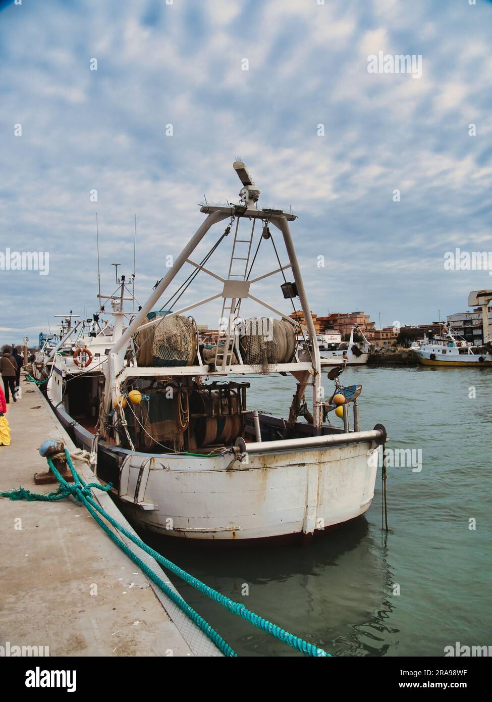 Old rusty fishing boat hi-res stock photography and images - Alamy