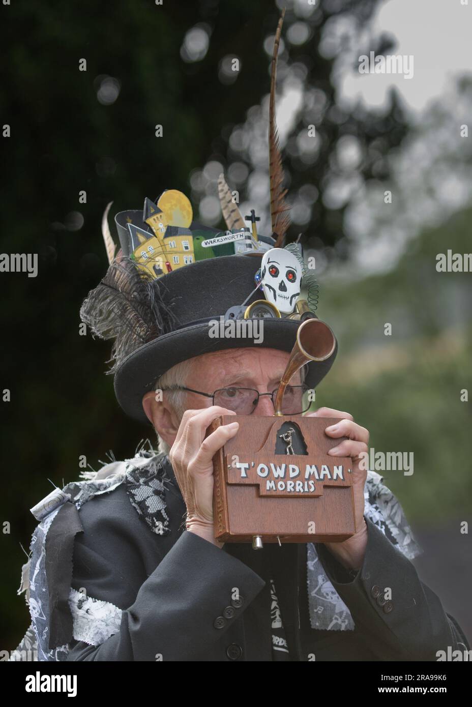 Sabine Hay, Derbyshire UK. 01 July 2023. Exile Music Festival. Caption ...