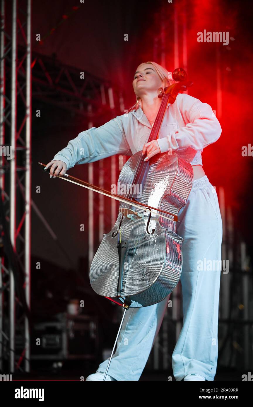 Clean Bandit ,Performing at Doncaster Racecourse , Doncaster , Uk , 01. ...