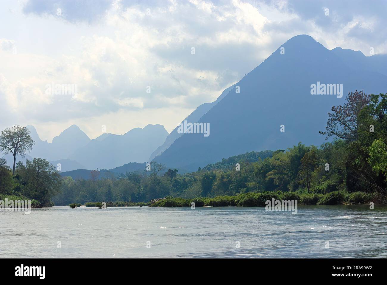 Down the Nam Ou river Stock Photo - Alamy