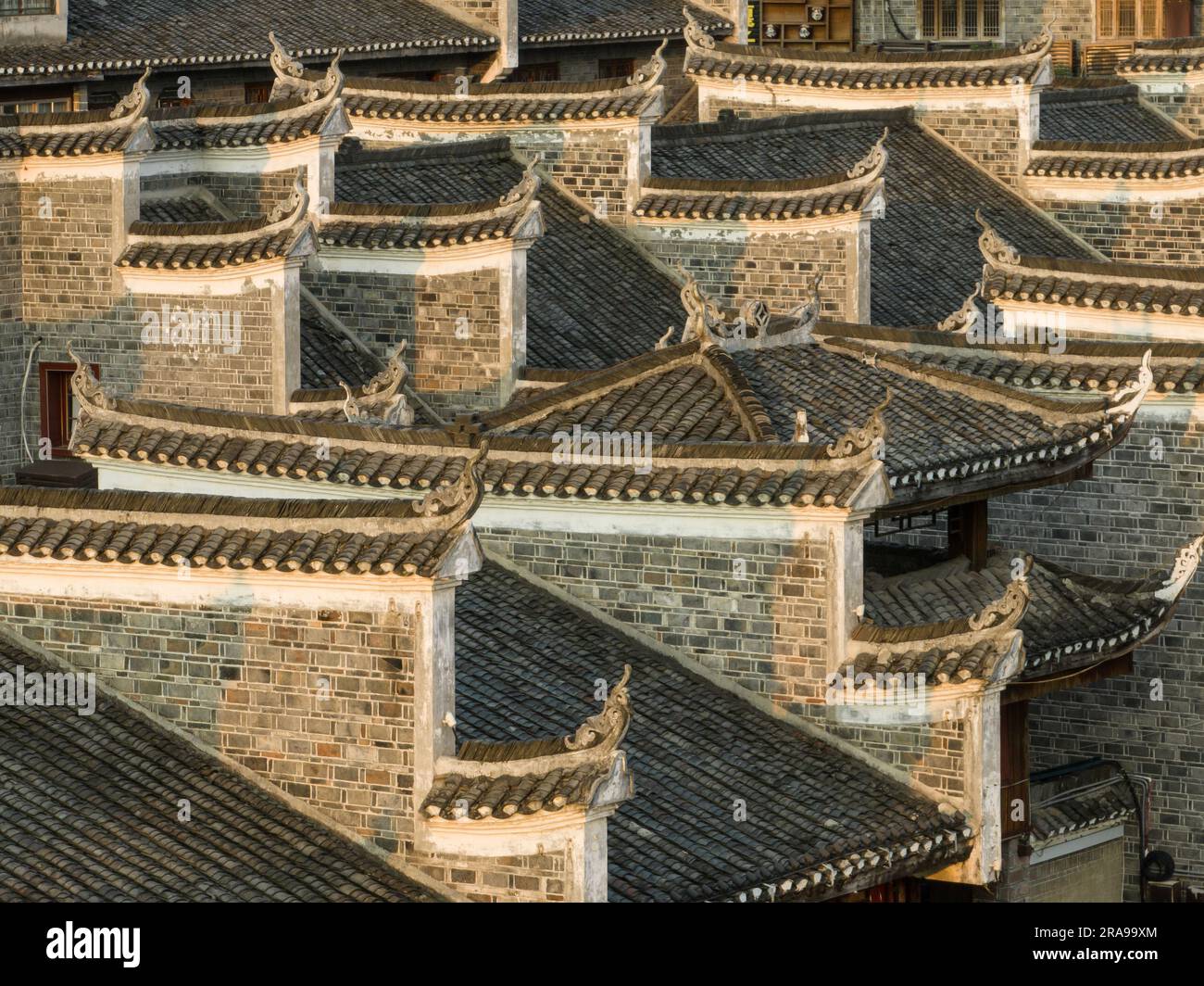Chinese rooftops ancient hi-res stock photography and images - Alamy