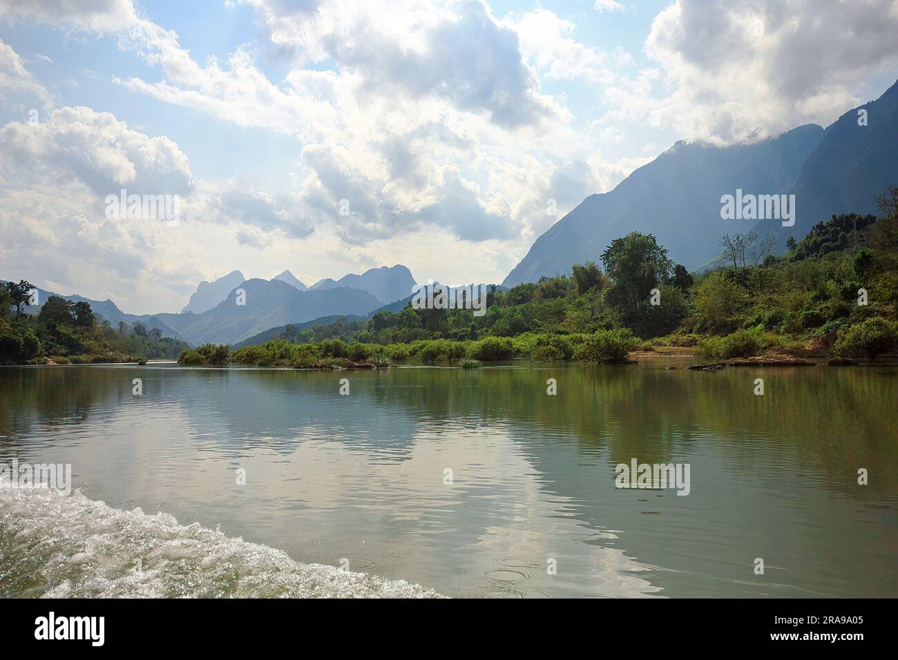 Down the Nam Ou river Stock Photo - Alamy
