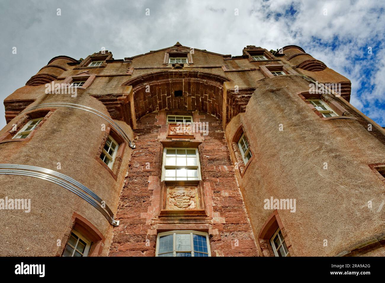 Fyvie Castle Fyvie Aberdeenshire Scotland in early summer the south ...