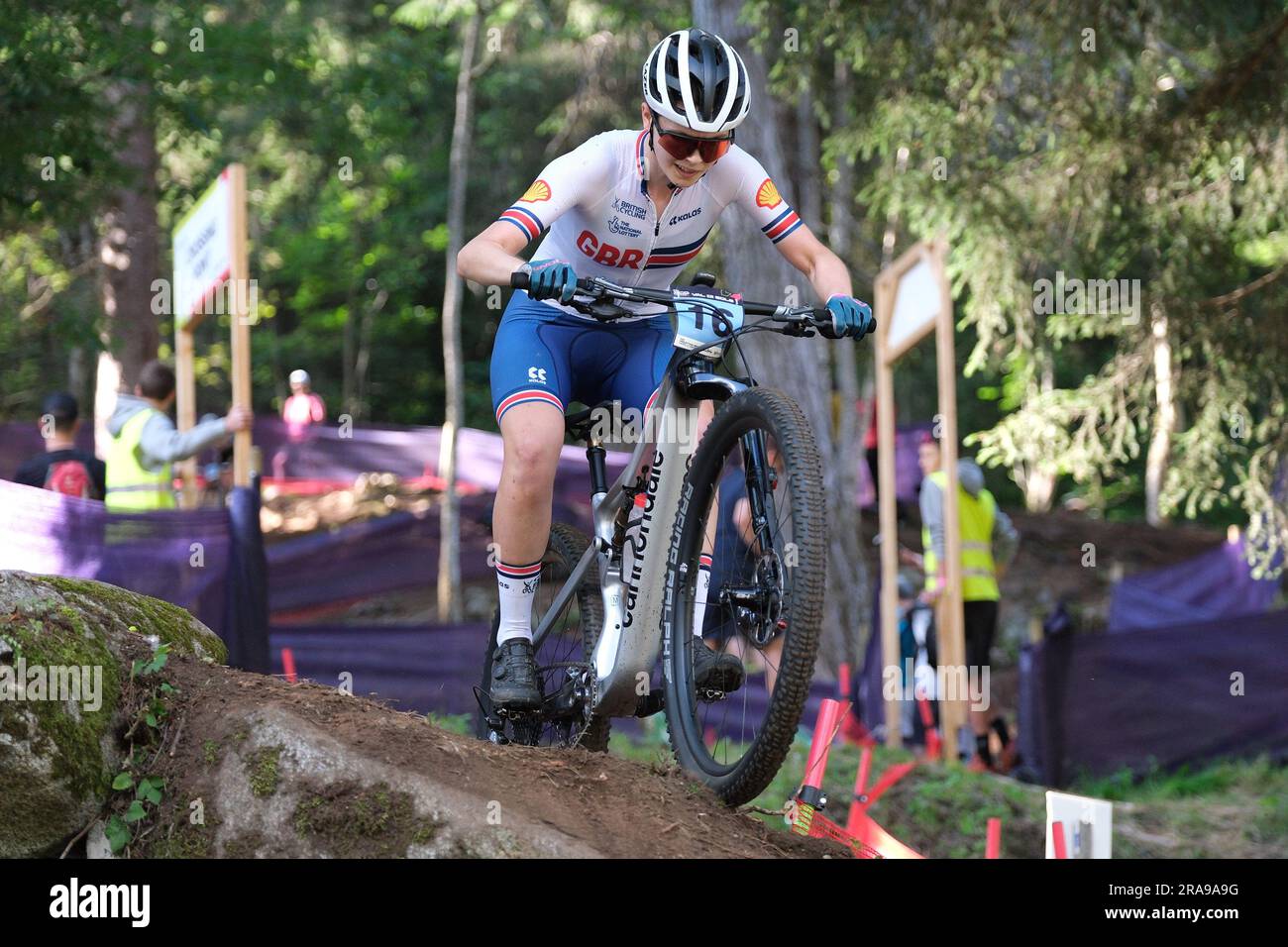 Commezzadura Val Di Sole, Italy. 02nd July, 2023. Ella Maclean Howell ...