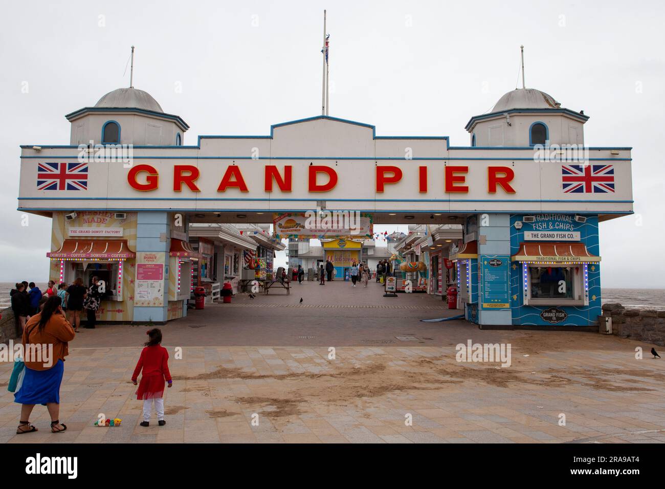 The Grand Pier in Weston Super Mare Stock Photo - Alamy