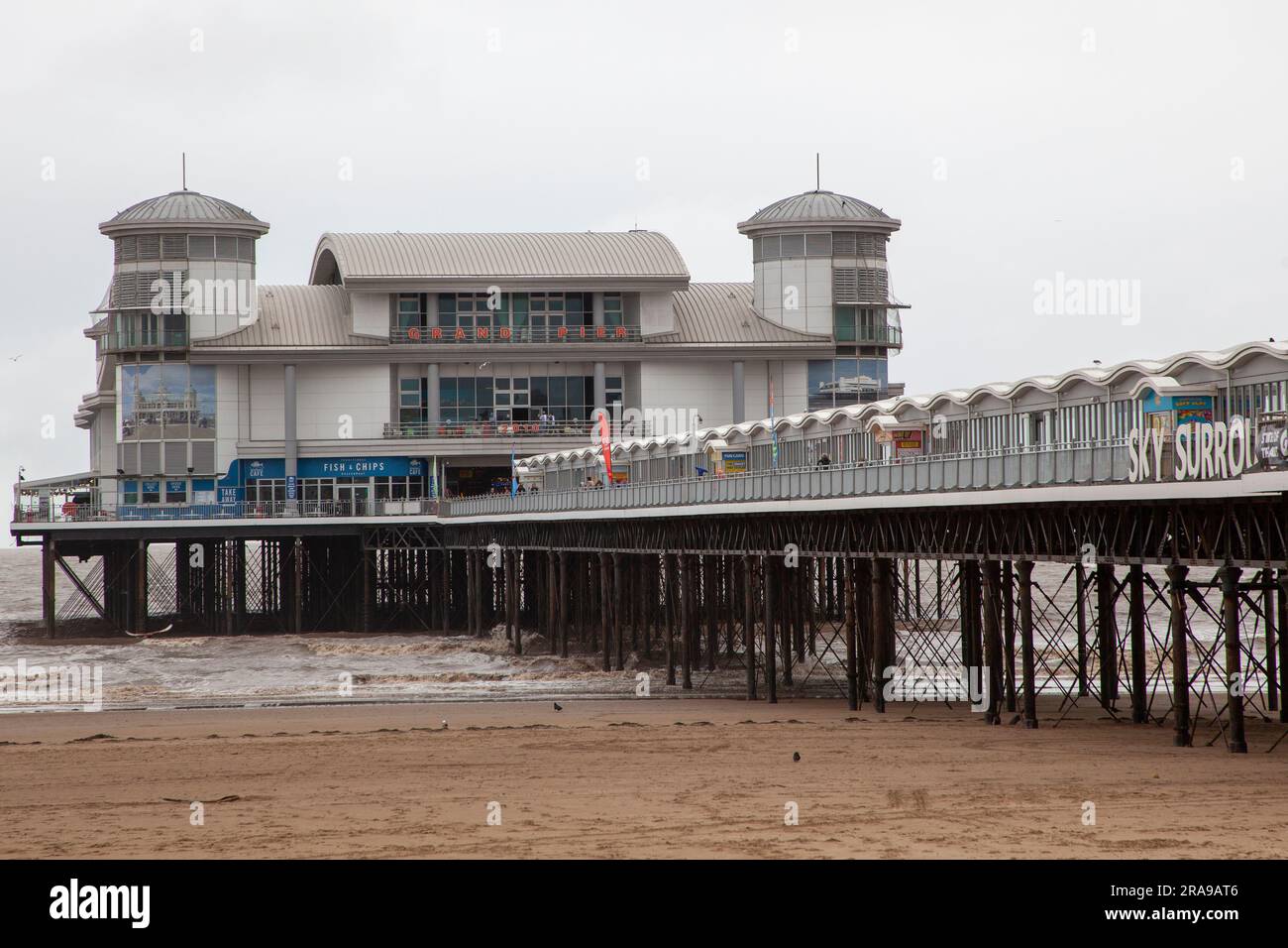 The Grand Pier in Weston Super Mare Stock Photo - Alamy