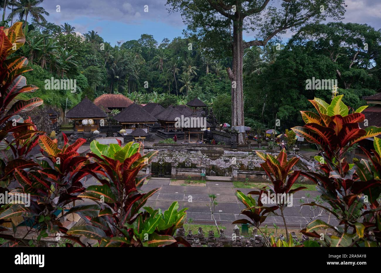 Goa Gajah or Elephant Cave is located on the island of Bali near Ubud ...