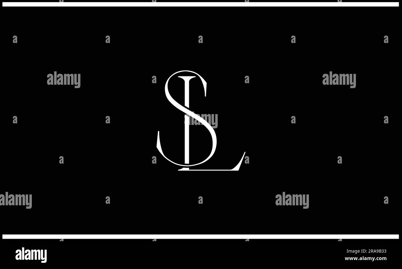 SL, LS, Abstract Logo Design Stock Vector Image & Art - Alamy