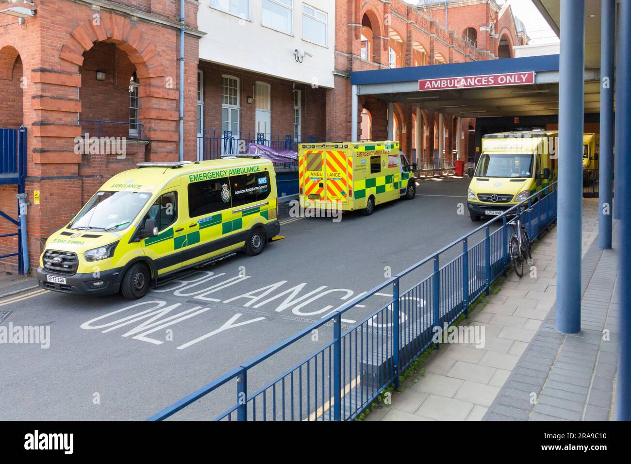 Ambulances at Whipps Cross hospital in London, England Stock Photo - Alamy