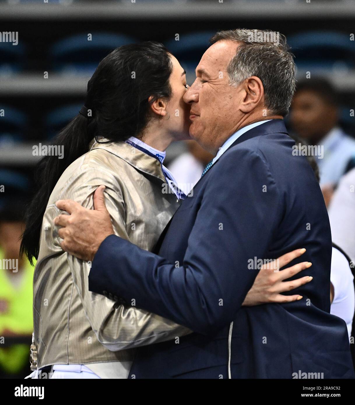 KRAKOW, POLAND 27 JUNE: Theodora Gkountoura of Greece during Fencing ...