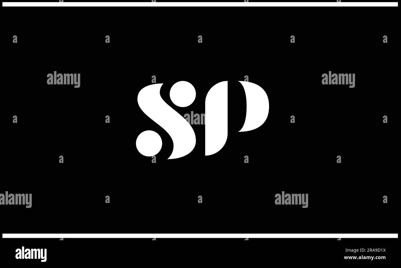 Sp font Stock Vector Images - Alamy