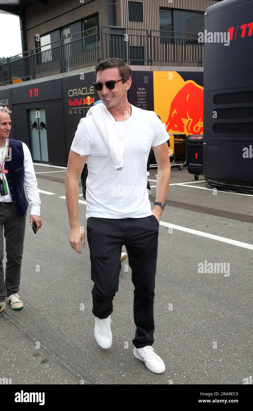 SPIELBERG, Austria. 1st July, 2023. Mark Mateschitz, son of Dietrich ...