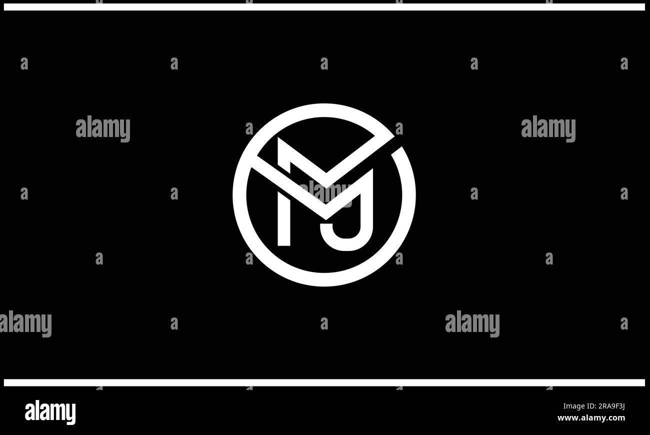 JM, MJ, Abstract Letters Logo monogram Stock Vector Image & Art - Alamy