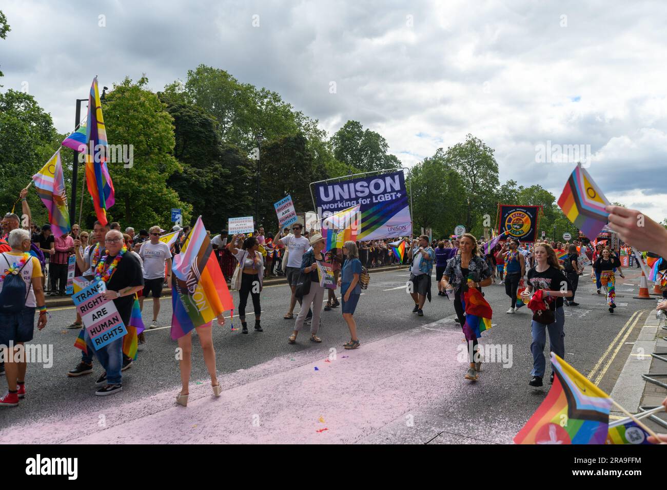 London, UK, 1st July 2023, Pride in London Parade had 35,000 people ...
