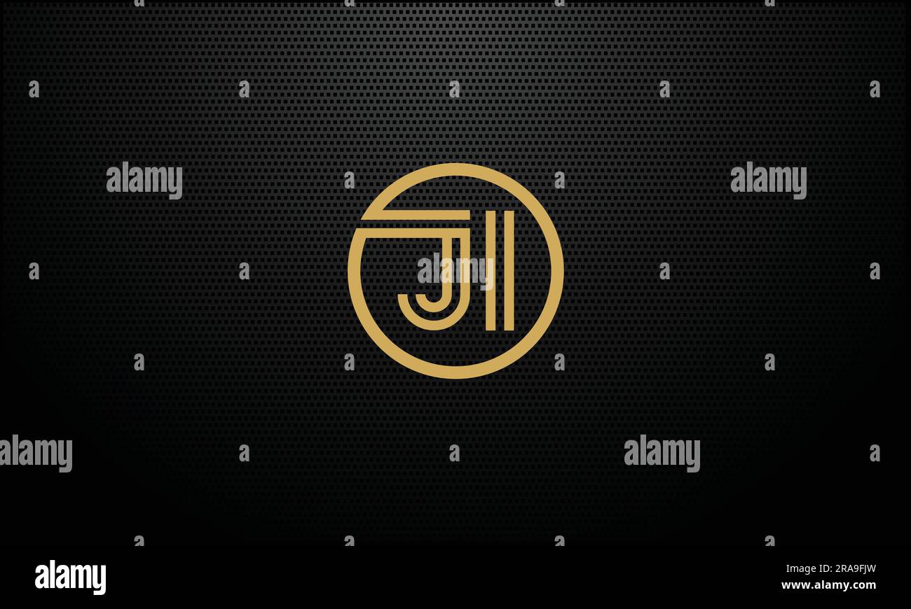 Ji letters Stock Vector Images - Alamy