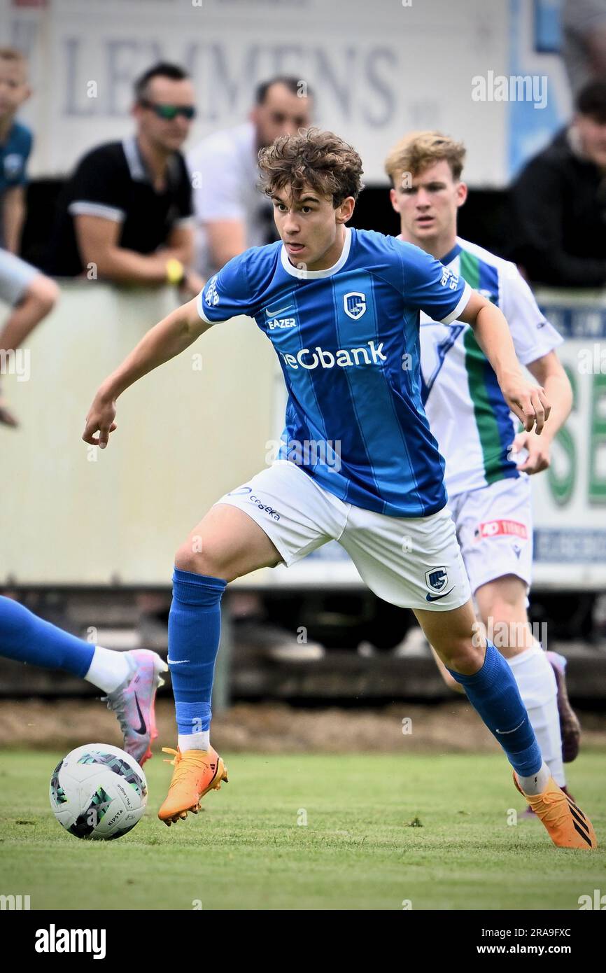 Genk, Belgium. 01st July, 2023. Genk's Kamiel Van de Perre pictured in ...