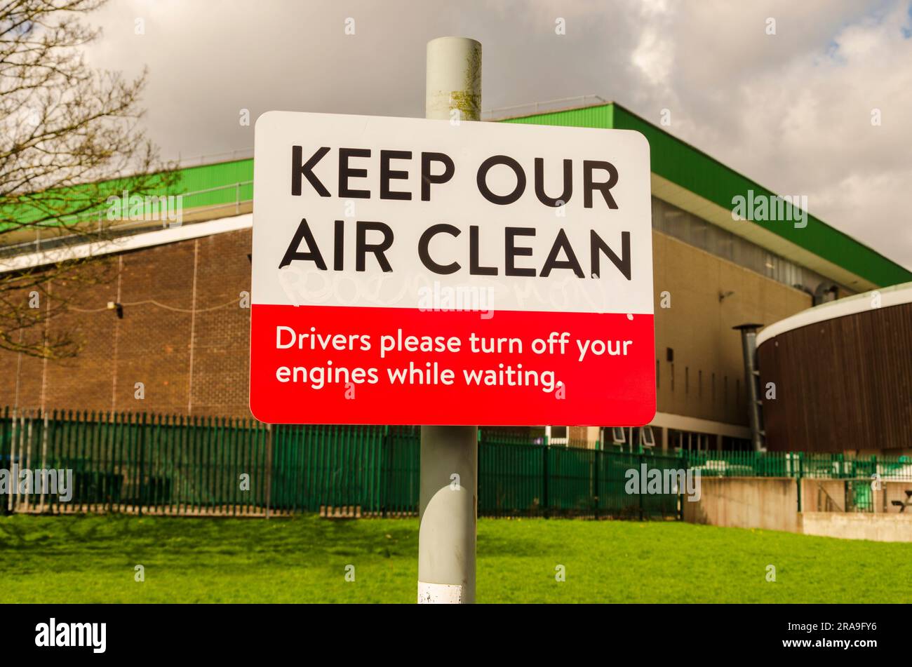 Botanic gardens, Belfast, Northern Ireland, April 07 2023 - Clean air ...