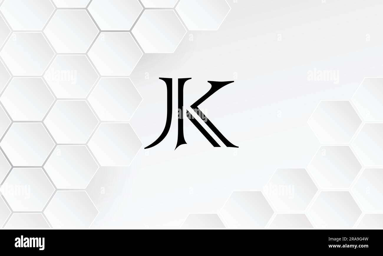 JK, KJ, Abstract Letters Logo Monogram Stock Vector Image & Art - Alamy