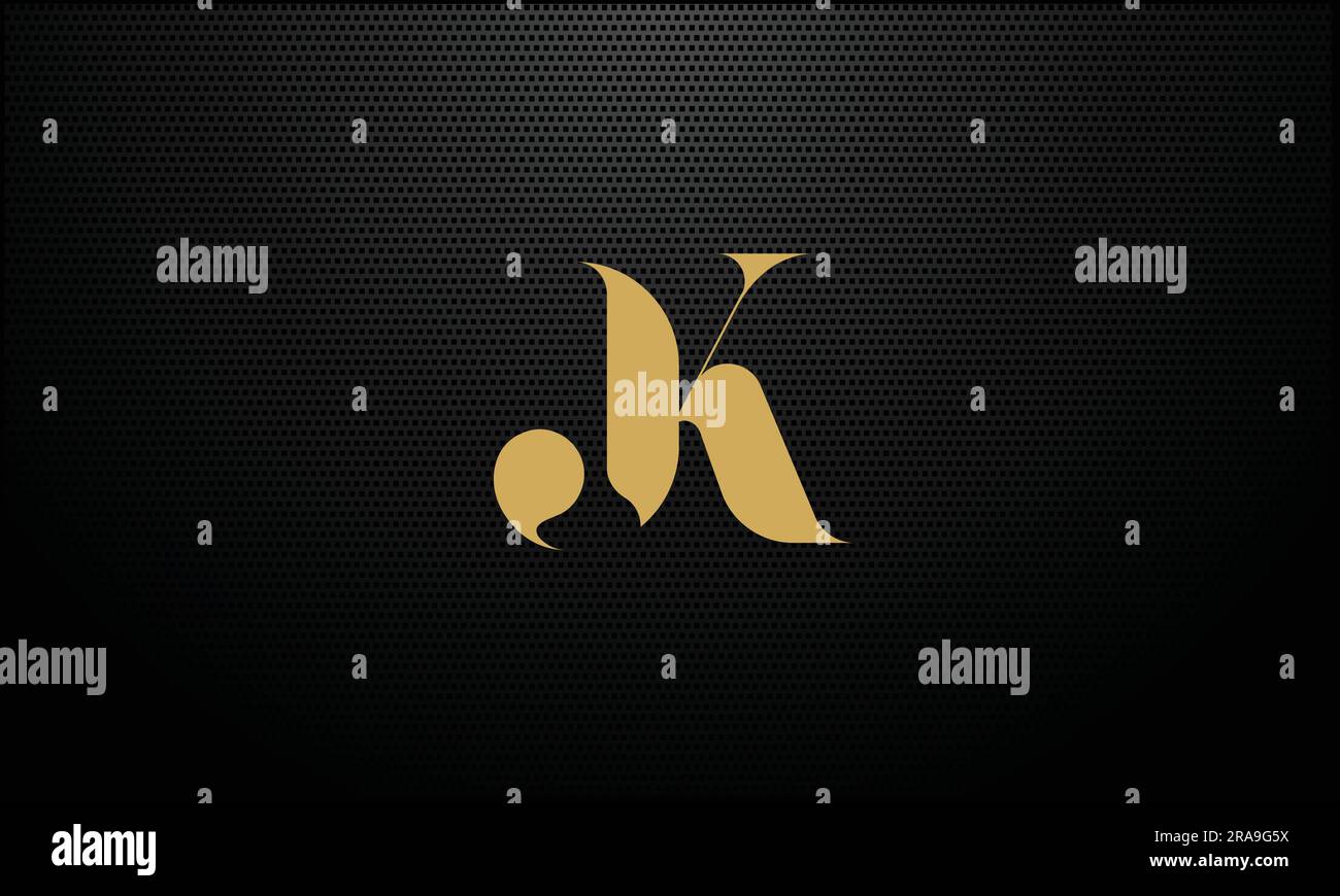 JK, KJ, Abstract Letters Logo Monogram Stock Vector Image & Art - Alamy