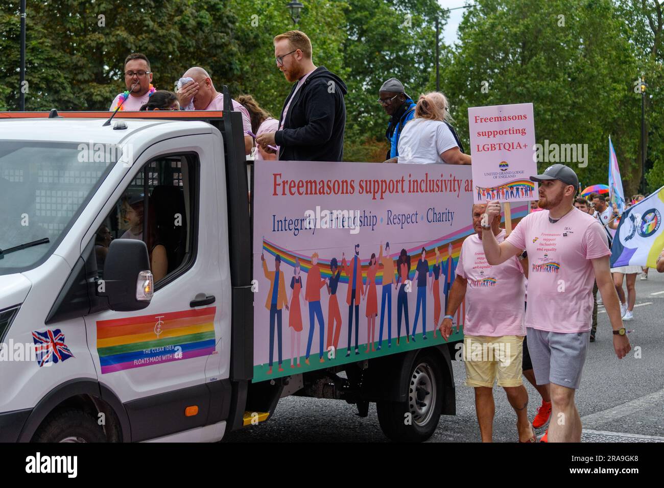 London, UK, 1st July 2023, Pride in London Parade had 35,000 people ...