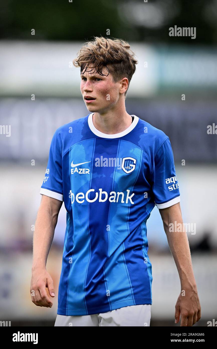 Genk, Belgium. 01st July, 2023. Genk's Thomas Claes pictured during a friendly soccer match ...