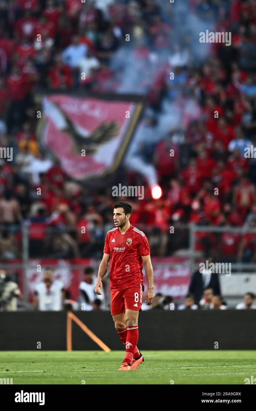 CASABLANCA, MOROCCO - JUNE 11: Hamdy Fathy of Al Ahly SC during the CAF ...