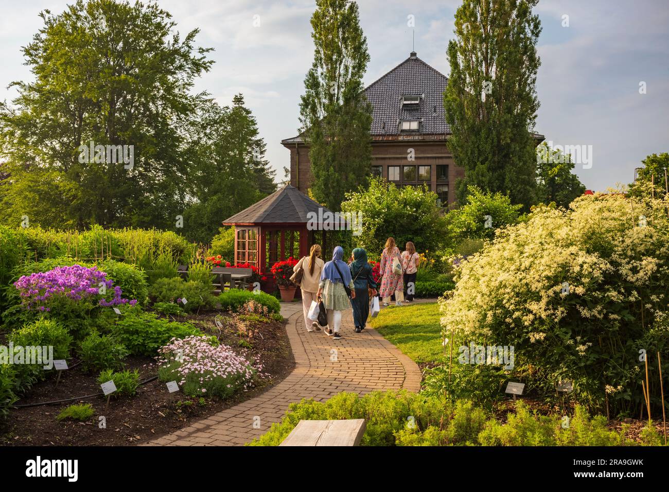 Oslo, Norway, June 20, 2023: The University Botanical Garden (Botanisk ...
