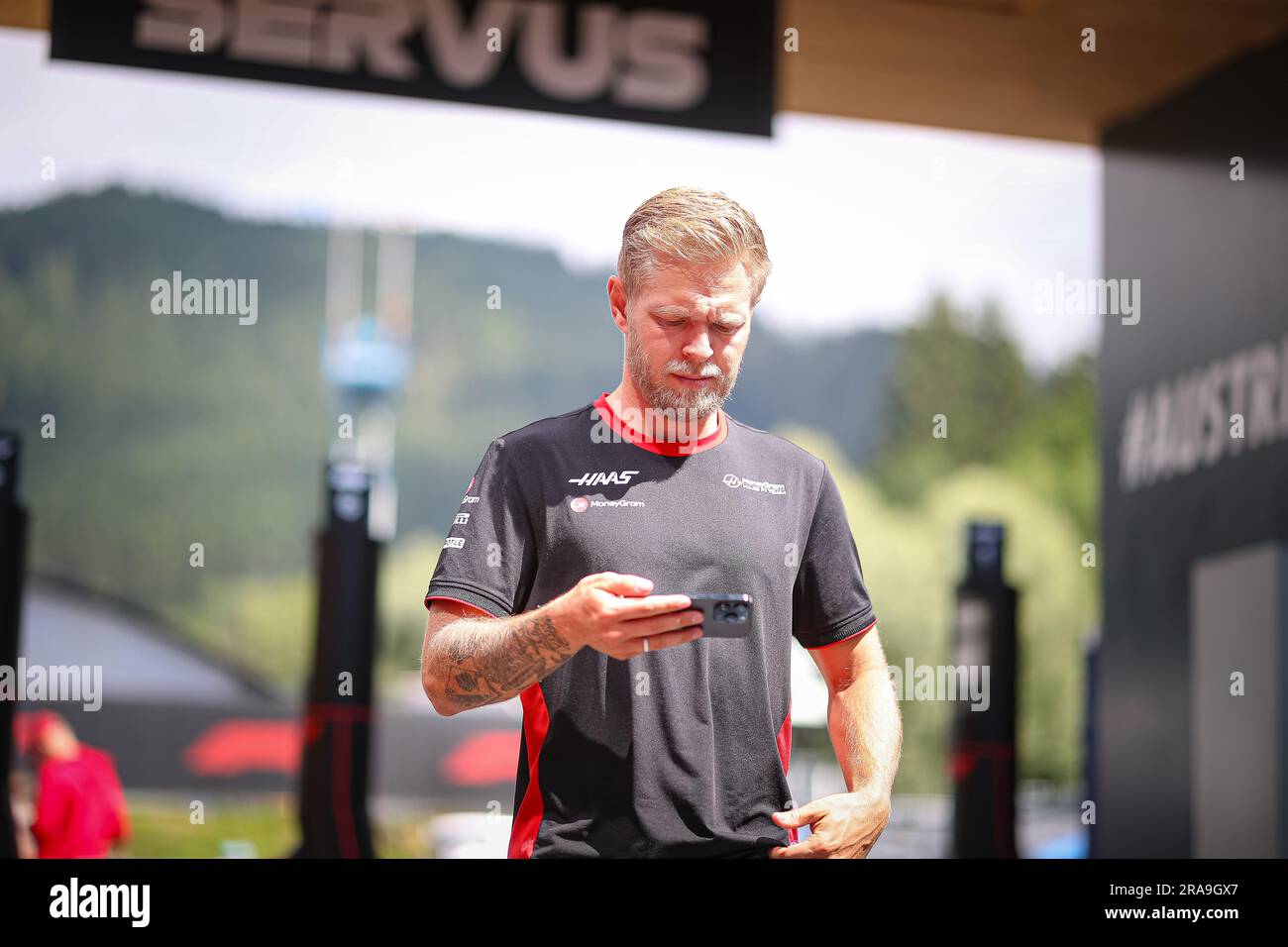 #20 Kevin Magnussen, (DAN) Haas F1 Team during the Austrian GP ...