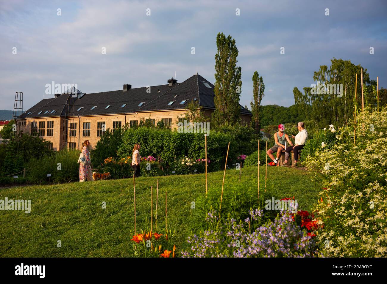 Oslo, Norway, June 20, 2023: The University Botanical Garden (Botanisk ...