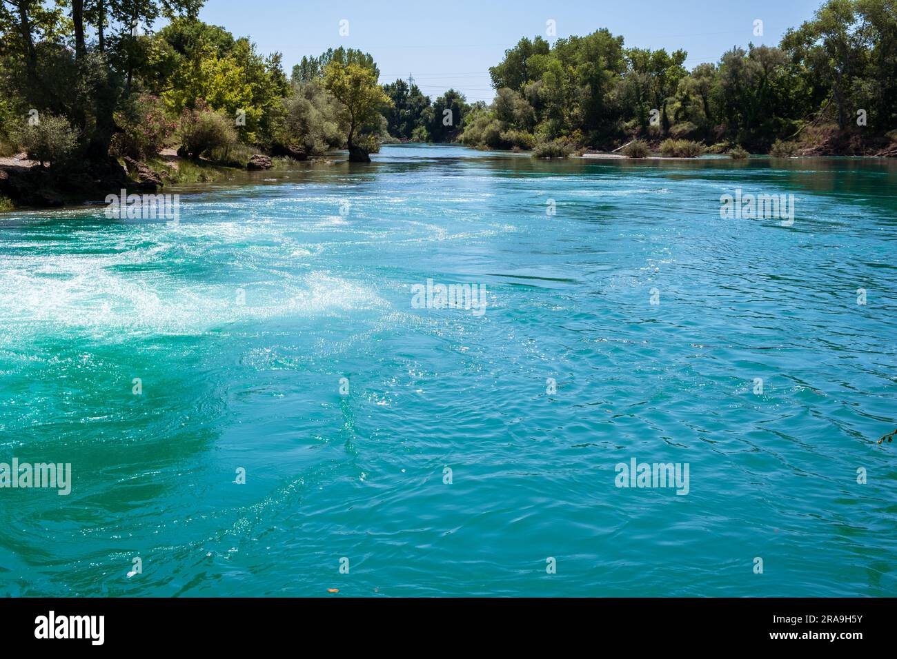 Manavgat waterfall Manavgat River is near the city of Side Stock Photo ...
