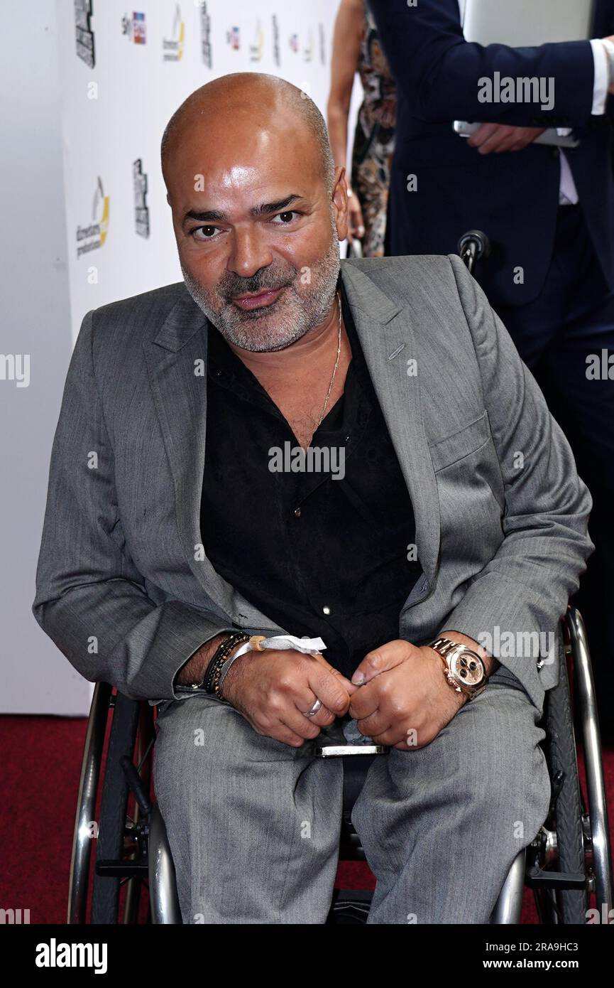 Ash Atalla arriving for the South Bank Sky Arts Awards at The Savoy in ...