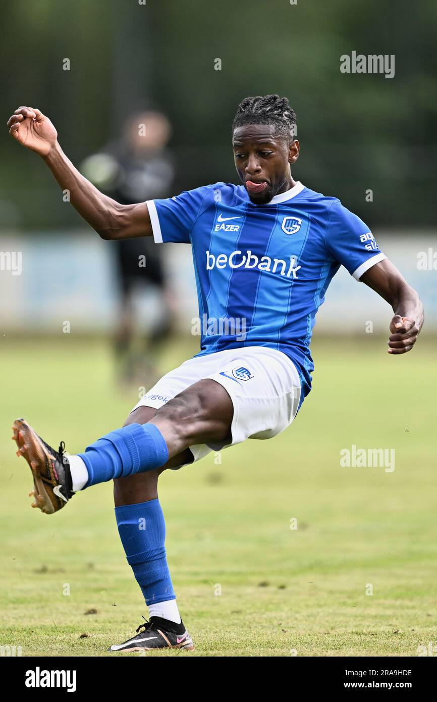 Genk, Belgium. 01st July, 2023. Genk's Joris Kayembe pictured during a ...