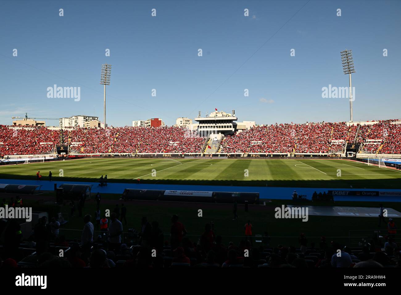 CASABLANCA, MOROCCO - JUNE 11: The general view of the stadium during ...