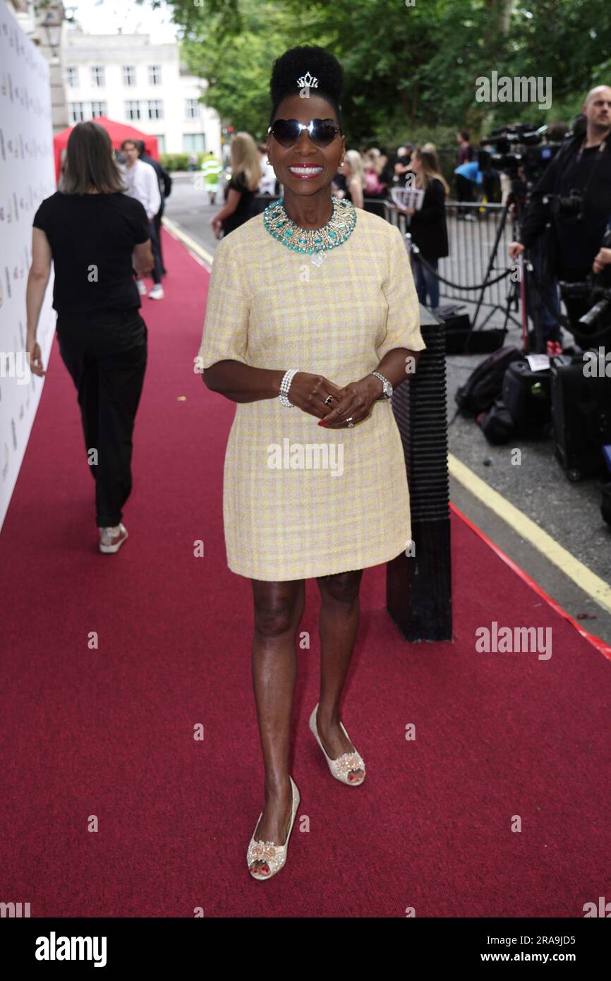 Baroness Dame Floella Benjamin arriving for the South Bank Sky Arts ...