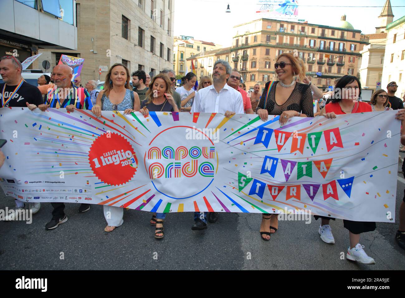 Napoli, Italy. 01st July, 2023. Naples, Italy - July 01, 2023: Seen ...