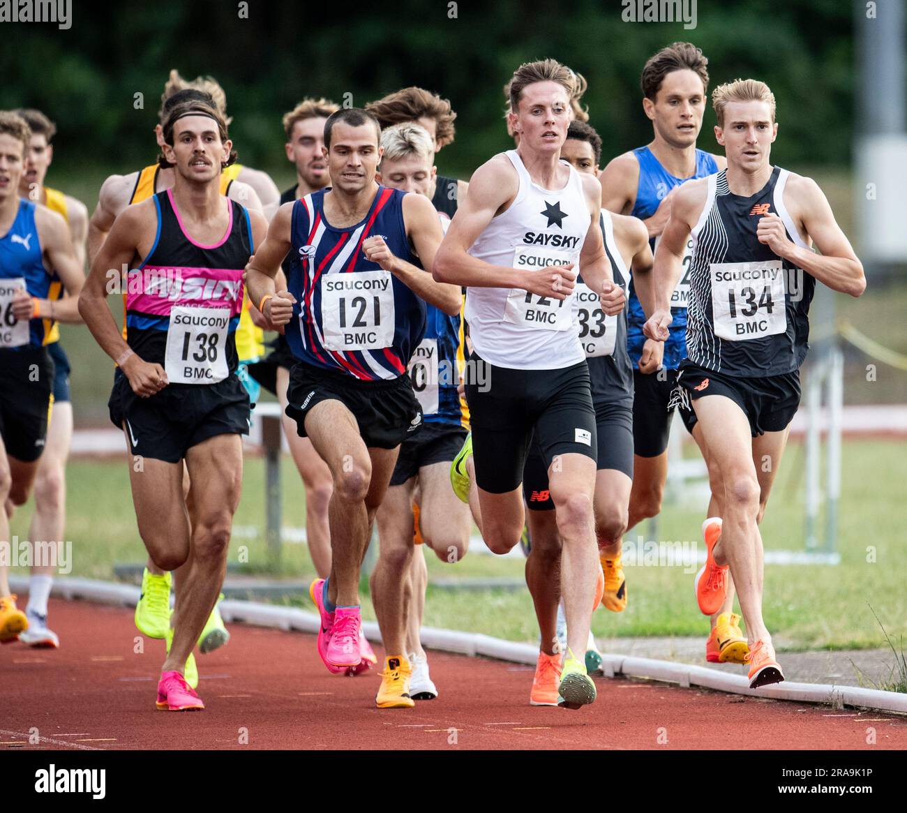 Will Lewis (138), Luke Shaw (121), James Heneghan (124) and James West ...