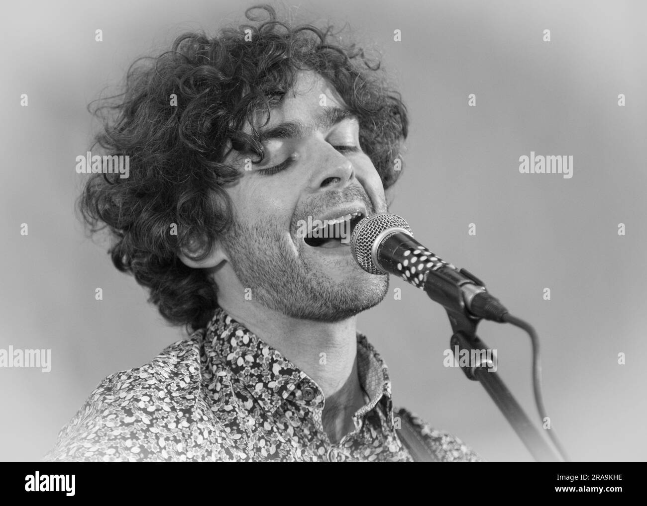 Sabine Hay, Derbyshire UK. 01 July 2023. Exile Music Festival. Caption ...