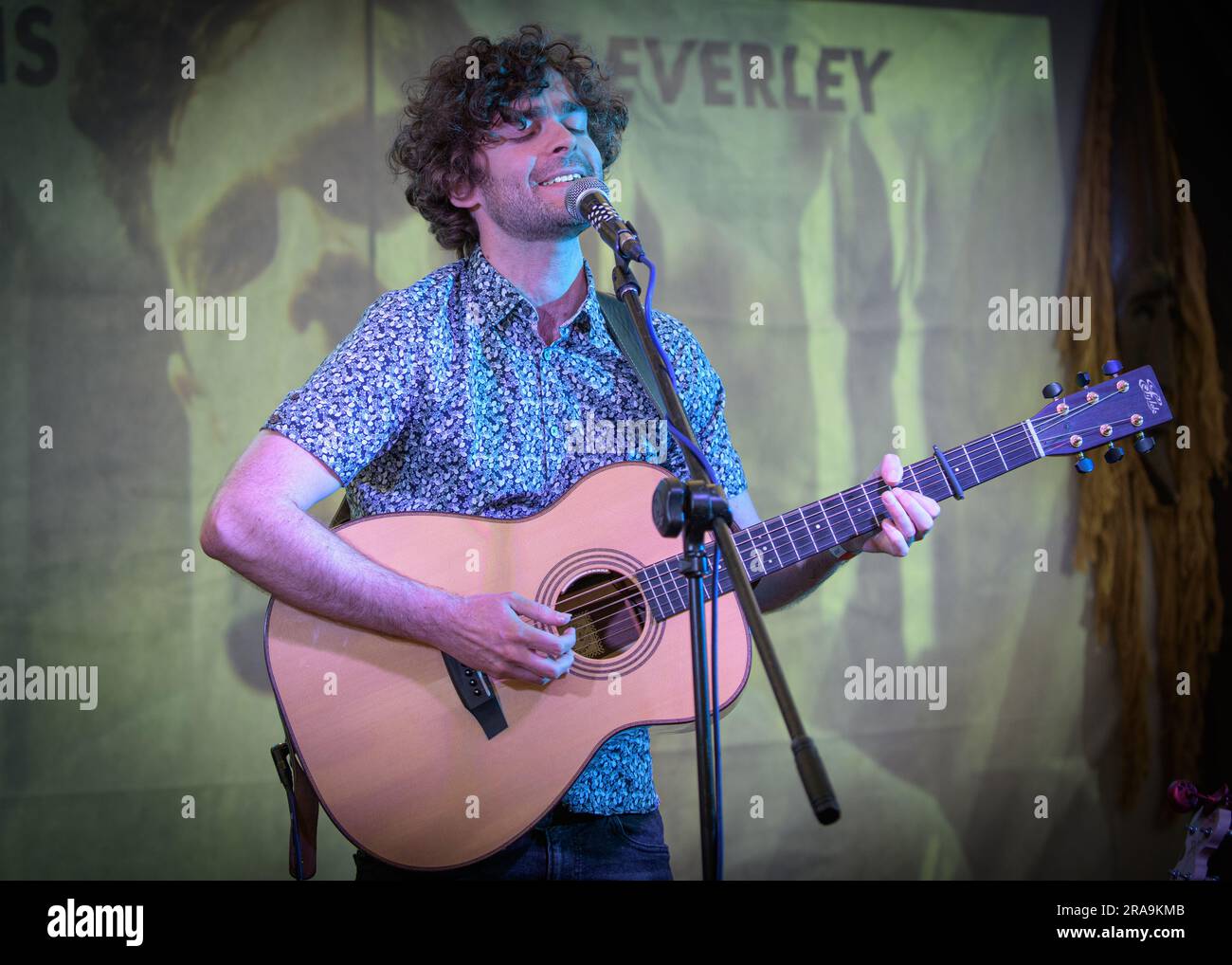 Sabine Hay, Derbyshire UK. 01 July 2023. Exile Music Festival. Caption ...