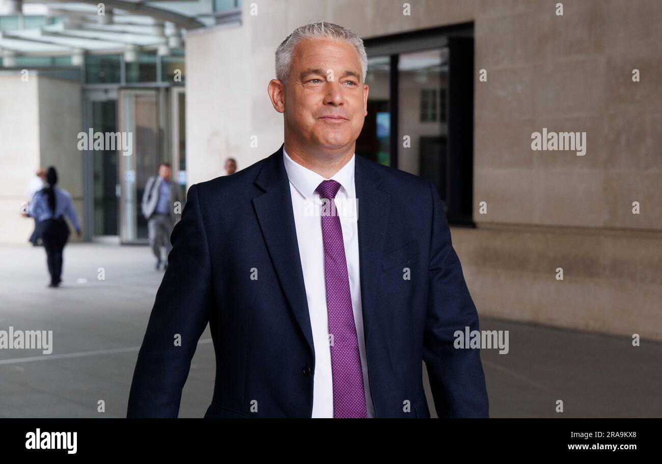 London, UK. 2nd July, 2023. Health Secretary, Stephen Barclay, at the ...