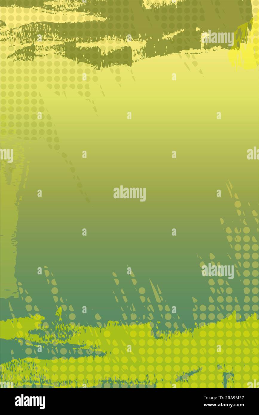 Modern green summer abstract frame background - stock illustration ...
