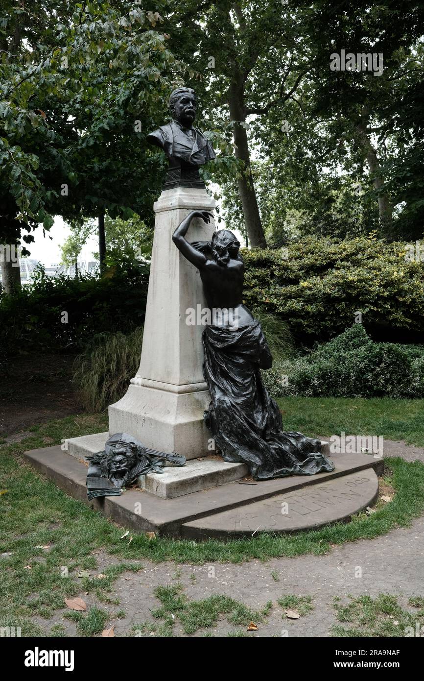 Arthur Sullivan Memorial Stock Photo - Alamy