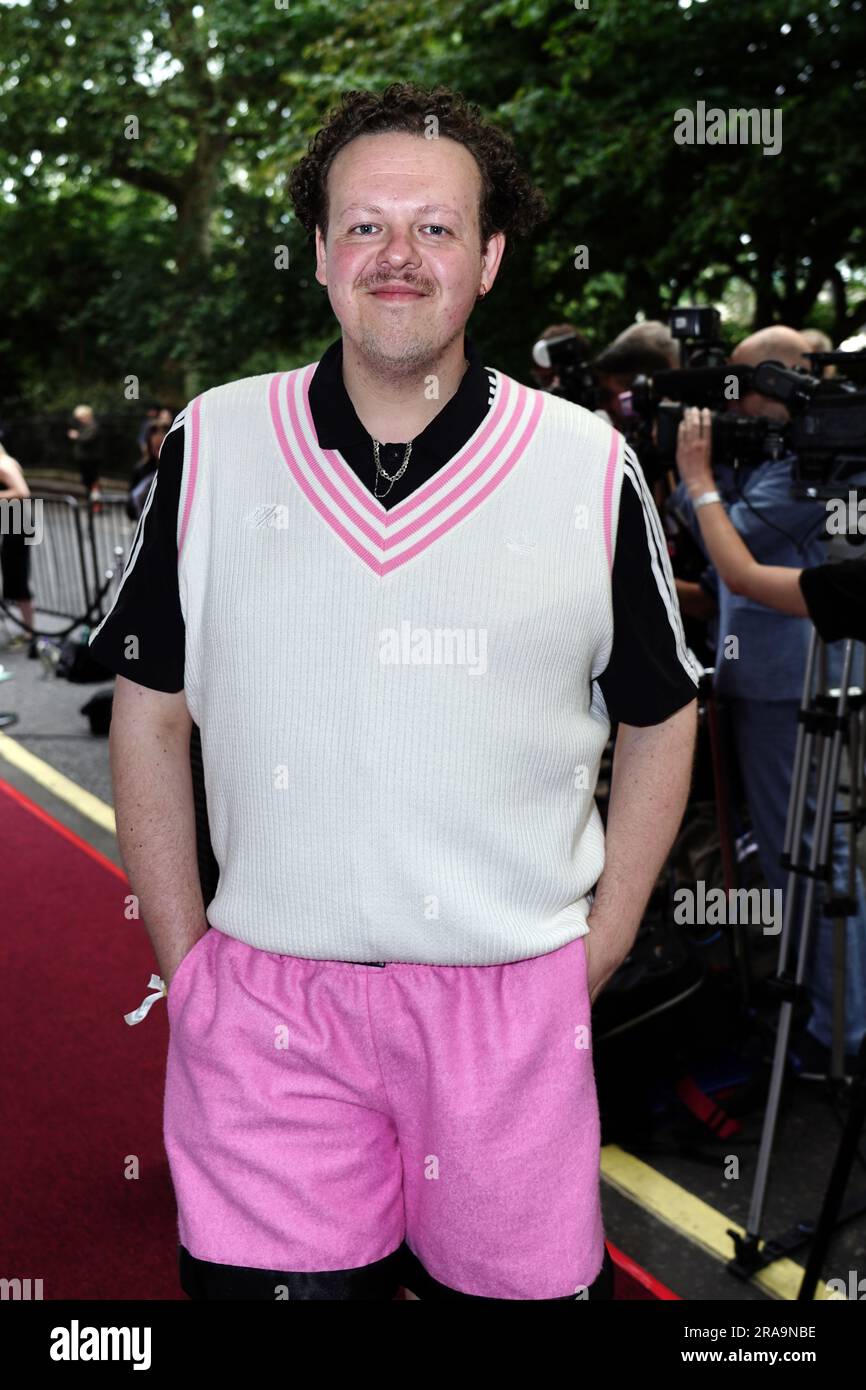 Jack Rooke arriving for the South Bank Sky Arts Awards at The Savoy in ...