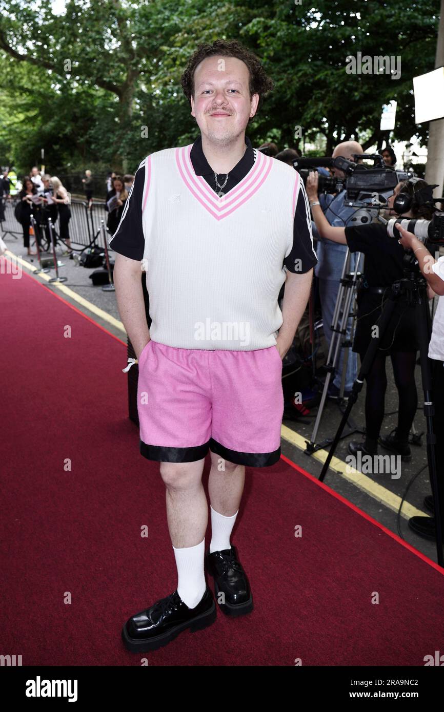 Jack Rooke arriving for the South Bank Sky Arts Awards at The Savoy in ...