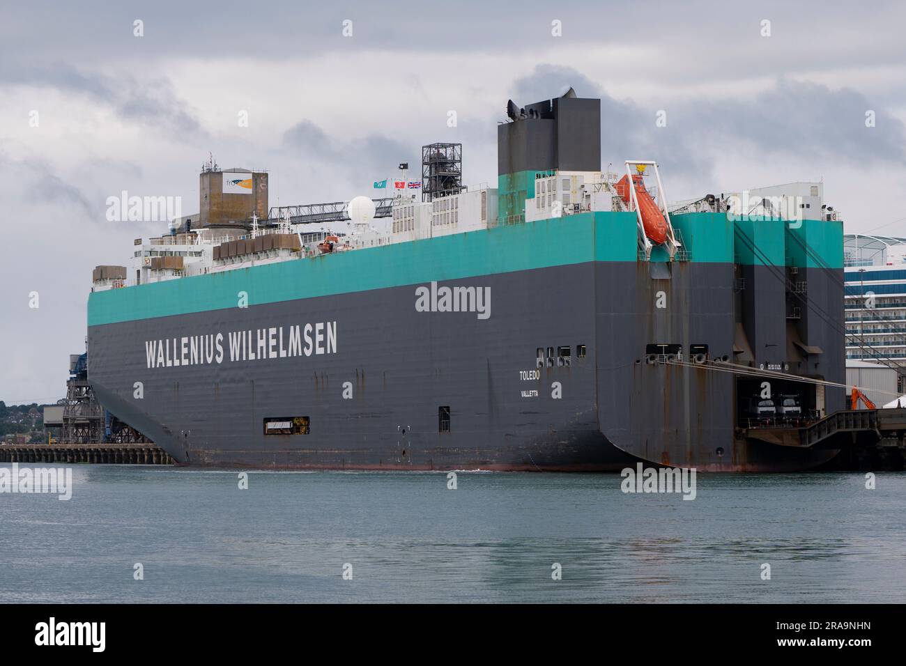 Wallenius Wilhelmsen Vehicle Carrier Cargo Vessel Toledo moored in ...