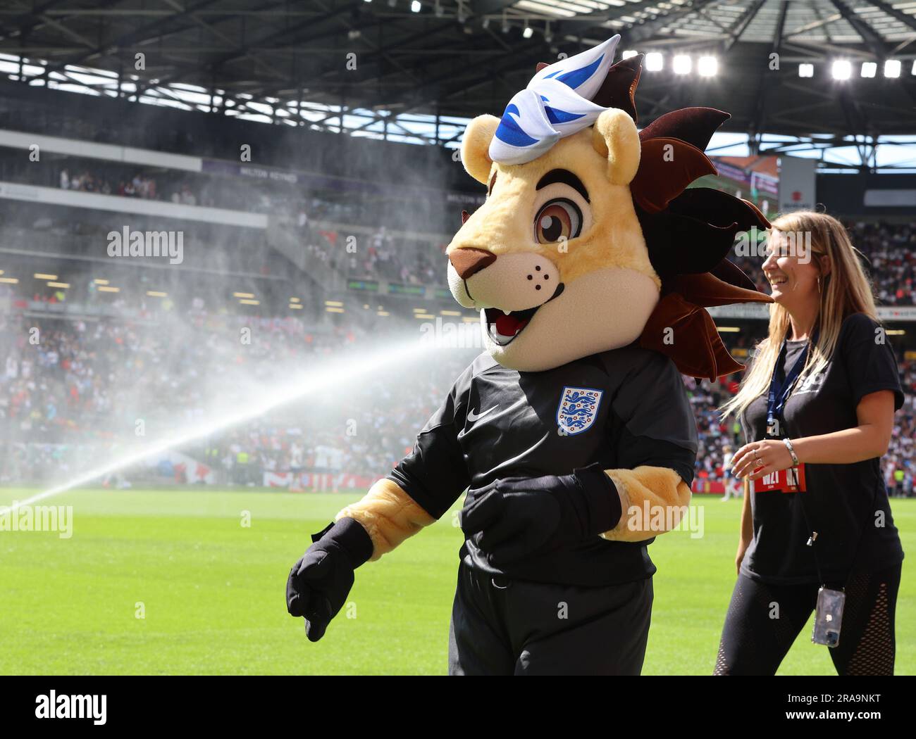 England Mascot Paws during Women's International Friendlies match ...