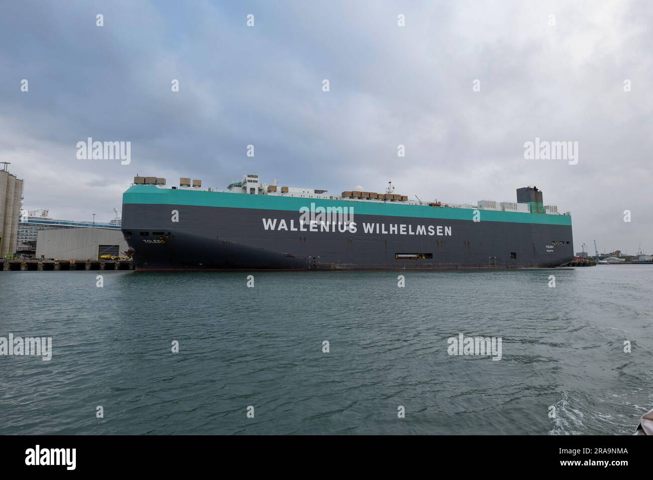 Wallenius Wilhelmsen Vehicle Carrier Cargo Vessel Toledo moored in ...