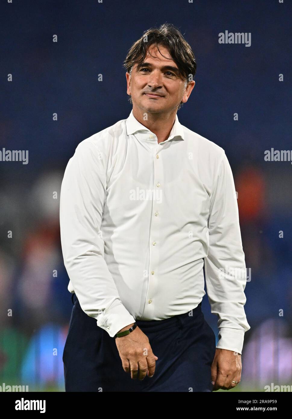 ROTTERDAM, NETHERLANDS - JUNE 14: manager Zlatko Dalic of Croatia ...
